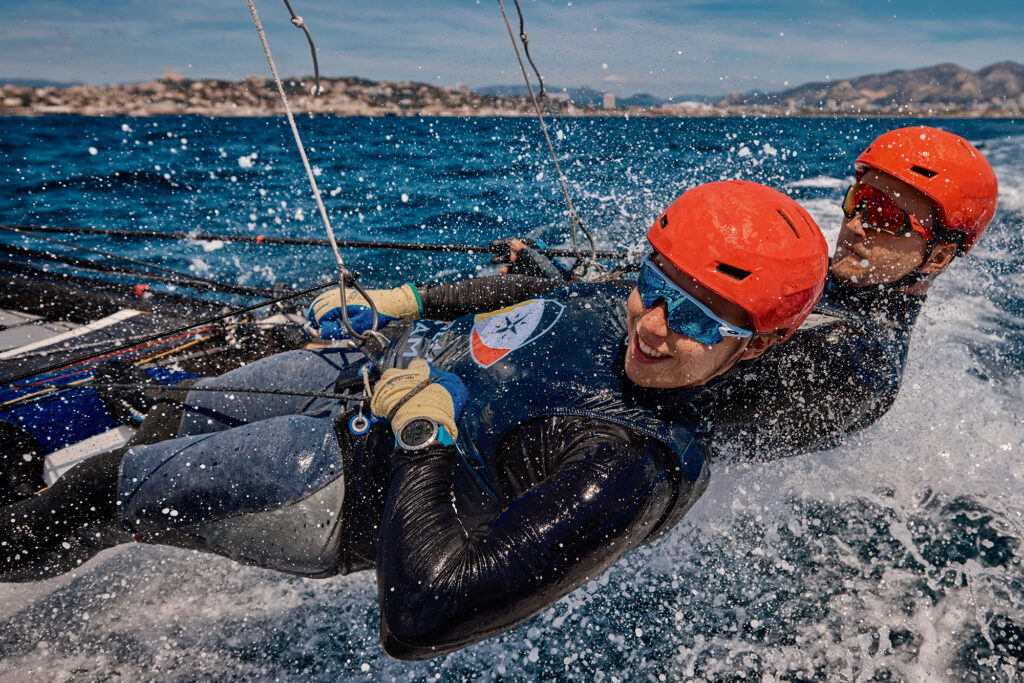 Die Katamaran-Könner PAUL KOHLHOFF und ALICA STUHLEMMER im Nacra 17 ...